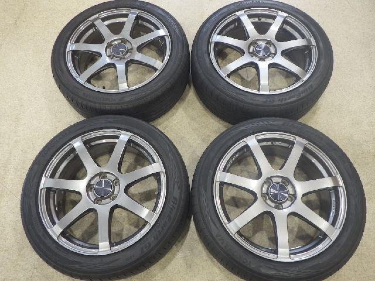 ENKEI(エンケイ) PerformanceLine(パフォーマンスライン) PF07 ダークシルバー + YOKOHAMA(ヨコハマ) BluEarth-GT AE51 | カー用品 ...