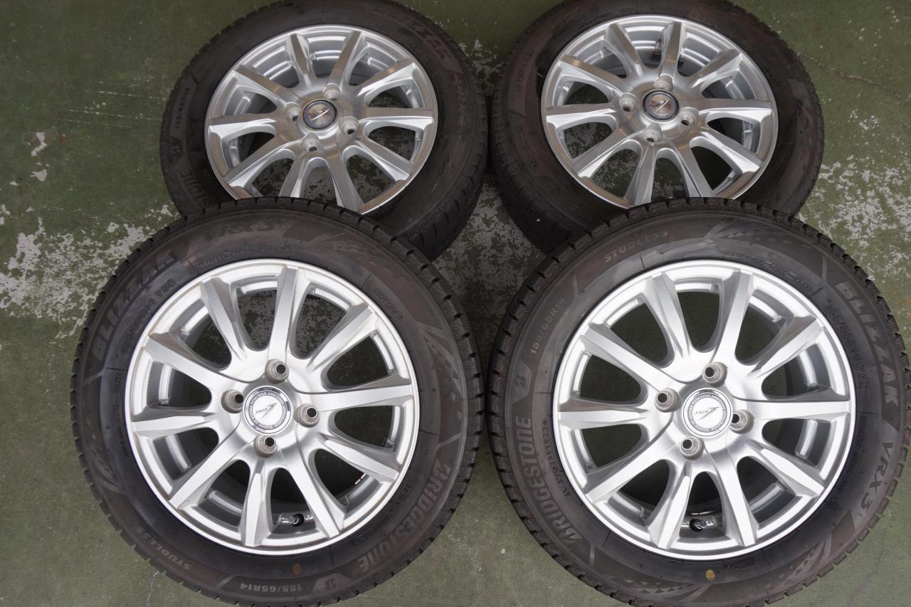 weds(ウェッズ) シルバー10本スポーク + BRIDGESTONE(ブリヂストン) BLIZZAK VRX3 | カー用品 スタッドレス ...