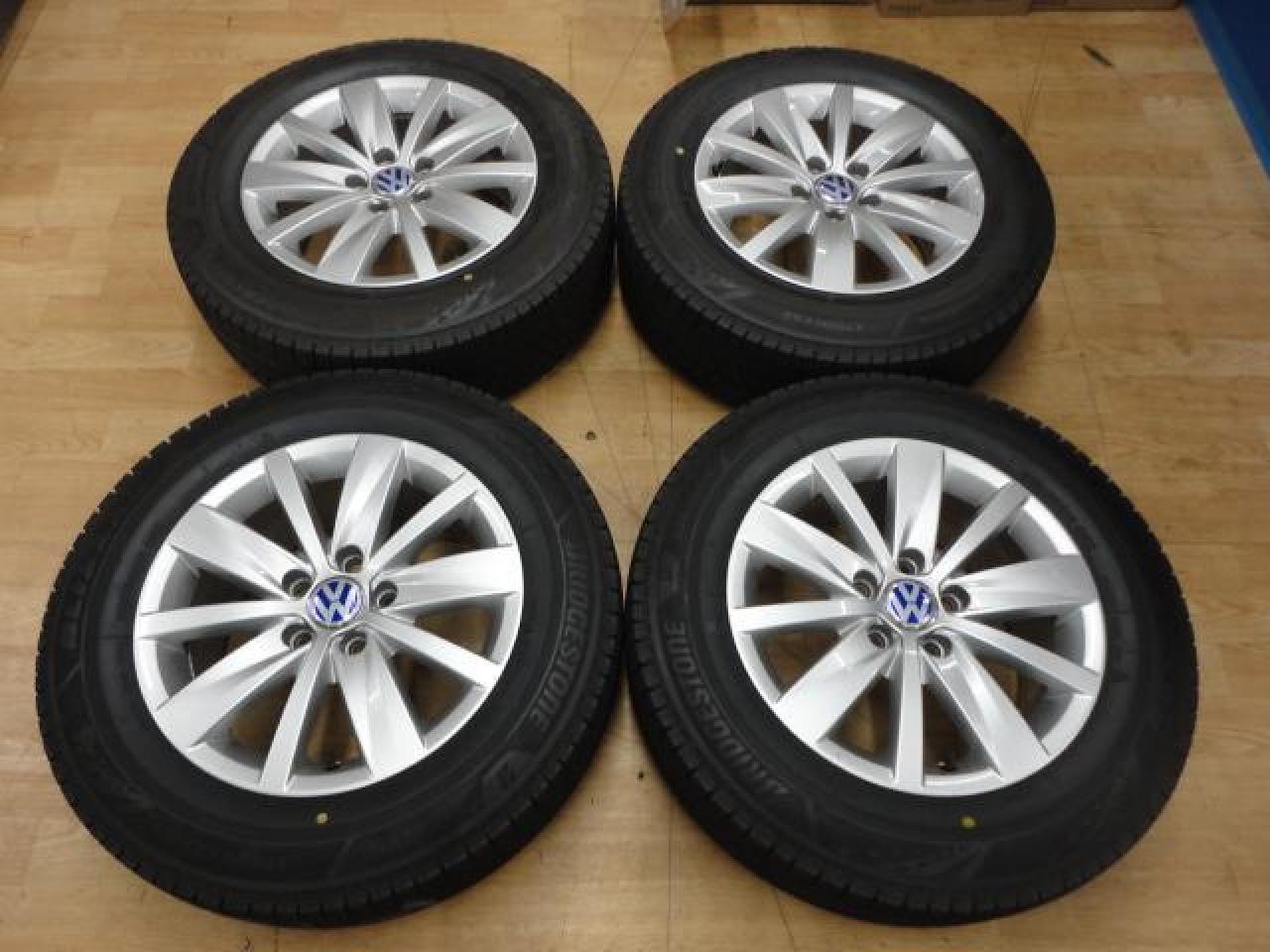 【輸入車純正】 フォルクス･ワーゲン パサード純正 + 【BRIDGESTONE】BLIZZAK VRX3 205/65R16 4本セット ...