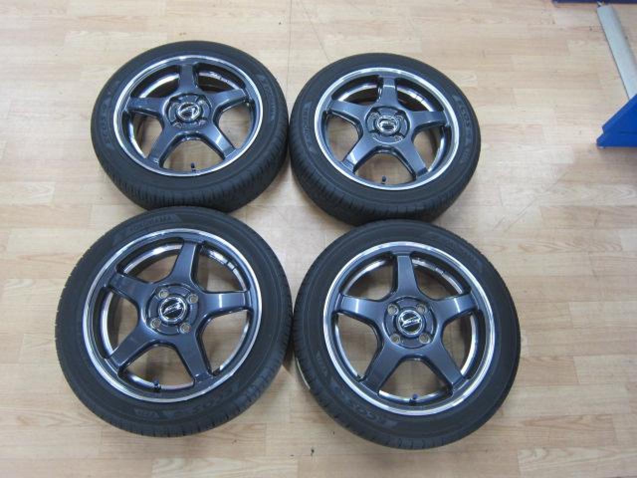 YELLOWHAT(イエローハット) F-Direction WS5 + YOKOHAMA(ヨコハマ) ECOS ES31 165/55R15 ...