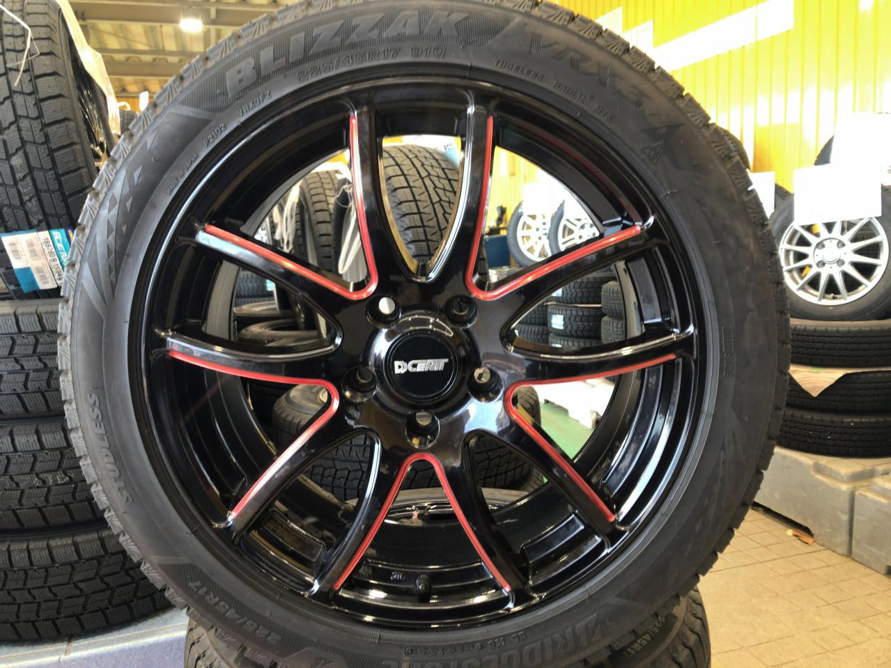 DCENTI STW10 + BRIDGESTONE BLIZZAK VRX3 | 中古品 | アップガレージ 千葉成東店 | カー用品 ...