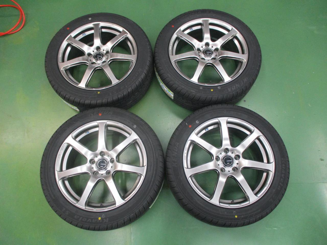 weds(ウェッズ) LEONIS(レオニス) NAVIA 07 + KENDA(ケンダ) KR32 | カー用品 タイヤホイールセット 18 ...