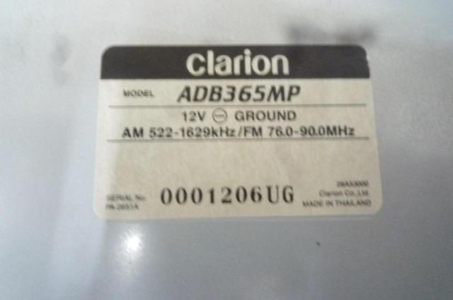 【ADDZEST/Clarion】ADB365MP | カー用品 ヘッドユニット CDチューナーを通販で購入する | 中古カー＆バイク用品の ...