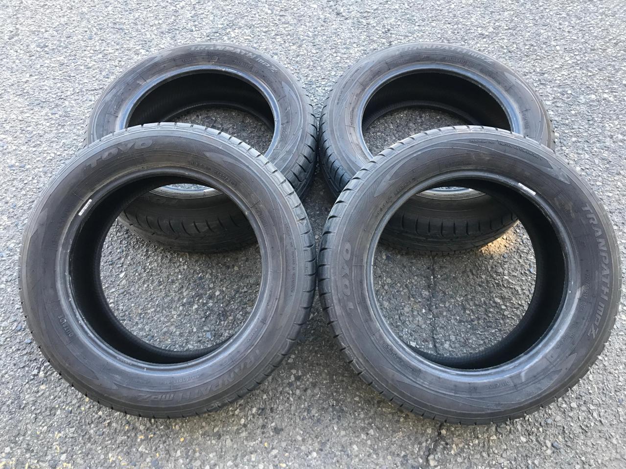 TOYO TRANPATH mpz タイヤ4本セット | カー用品 タイヤ 17インチタイヤを通販で購入する | 中古カー＆バイク用品の販売ならアップガレージ