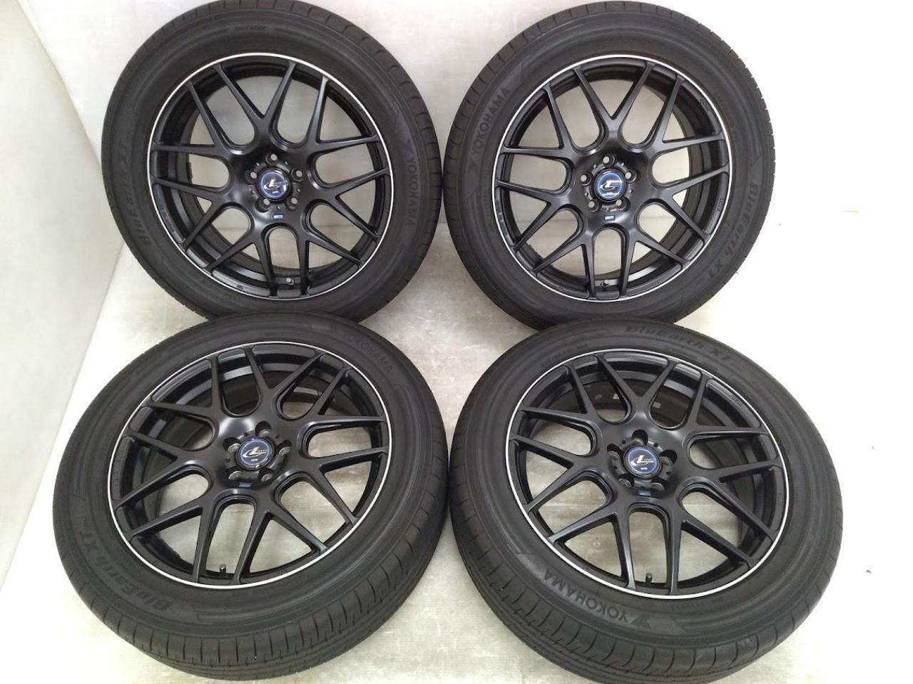 weds (ウェッズ) LEONIS (レオニス) NEVIA 06+YOKOHAMA (ヨコハマ) BluEarth-XT AE61 | カー用品 タイヤホイールセット 18インチタイヤ ...