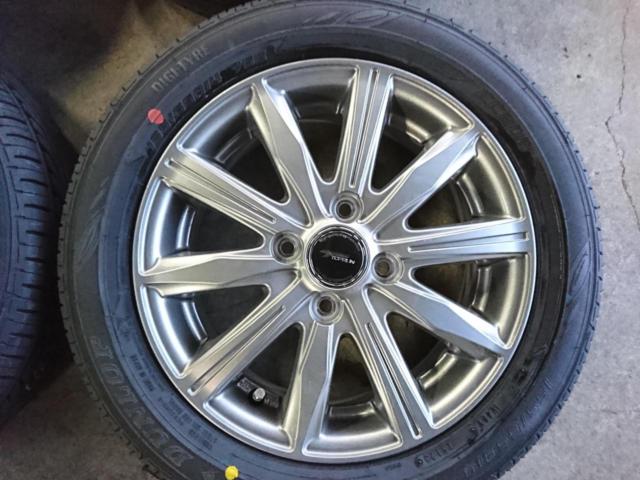 BRIDGESTONE TOPRUN KR10 + DUNLOP EC202L | カー用品 タイヤホイールセット 14インチタイヤホイールセットを通販で購入する | 中古カー＆バイク用品の ...