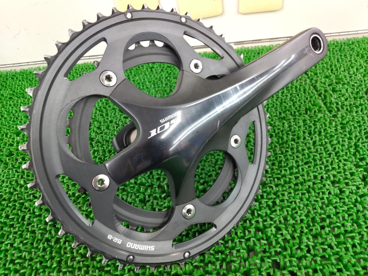 SHIMANO 105 FC-5700 2×10S 170mm ク52/39T クランクセット | クランク/クランクセットを通販で購入する ...