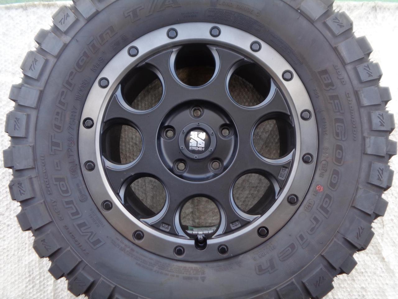 MLJ(エムエルジェイ) XTREME-J(エクストリームジェイ) XJ03 (5HOLE) + BFGoodrich(ビーエフグッドリッチ) MUD Terrain T/A KM2 | カー ...