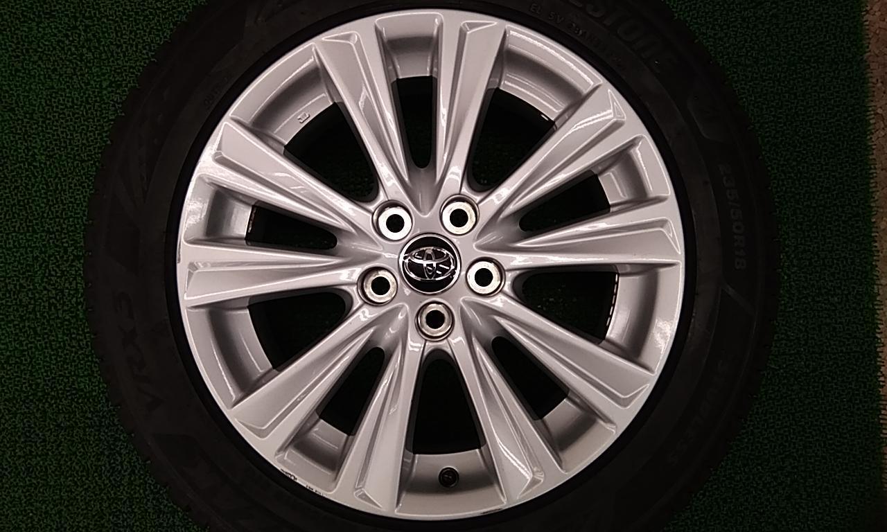 トヨタ純正(TOYOTA) 30 アルファード純正ホイール + BRIDGESTONE BLIZZAK VRX3 | カー用品 スタッドレスタイヤホイールセット 18インチスタッドレスタイヤ ...
