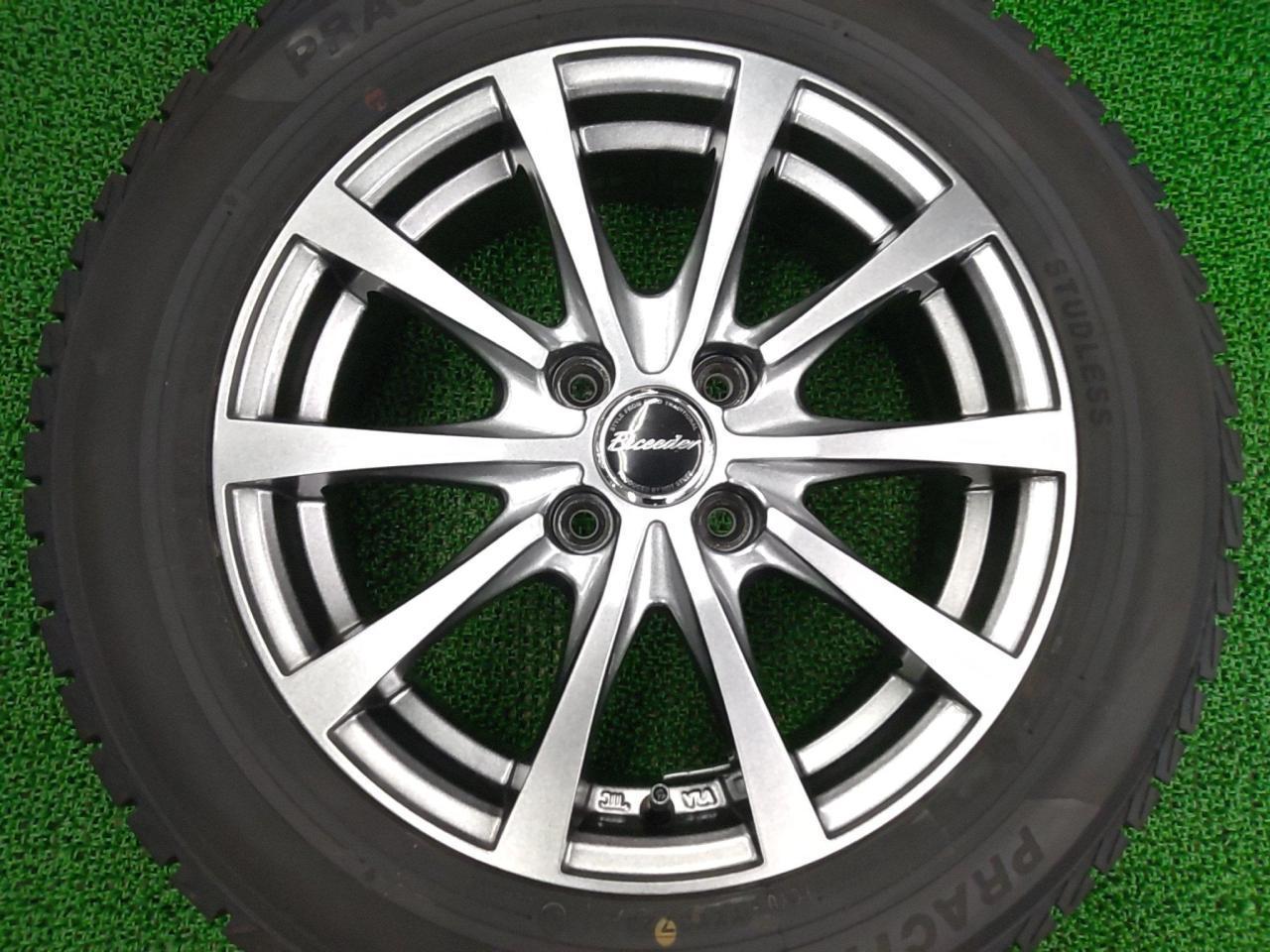 HOT STUFF(ホットスタッフ) Exceeder EX10 + イエローハット PRACTIVA ICE BP02 | カー用品 スタッドレスタイヤホイールセット 15インチスタッドレス ...