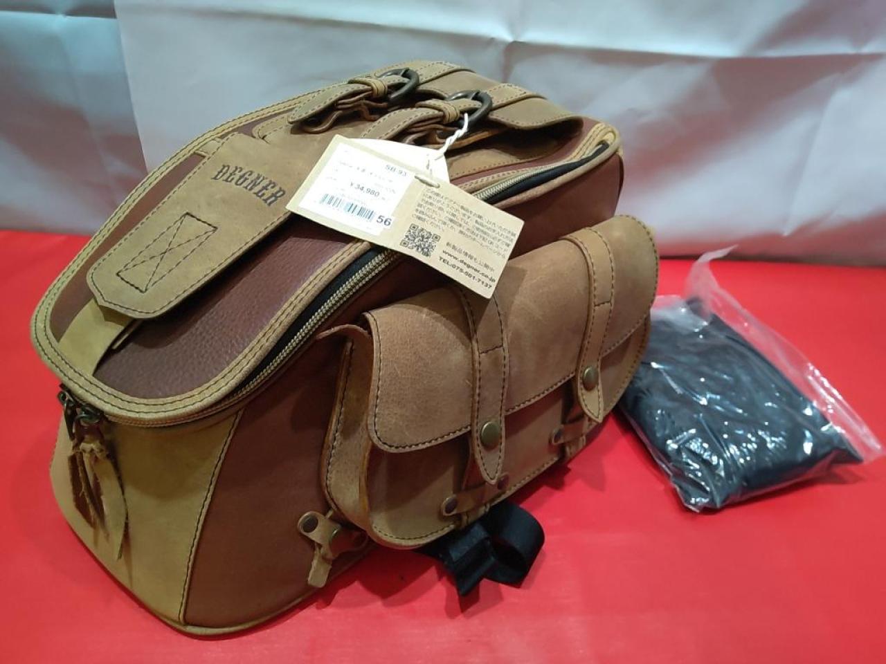 DEGNER SB-93 レザーシートバッグ カラー:ブラウン | バイク用品 ツーリング用品 バッグ(二輪)を通販で購入する | 中古カー＆バイク用品の販売ならアップガレージ