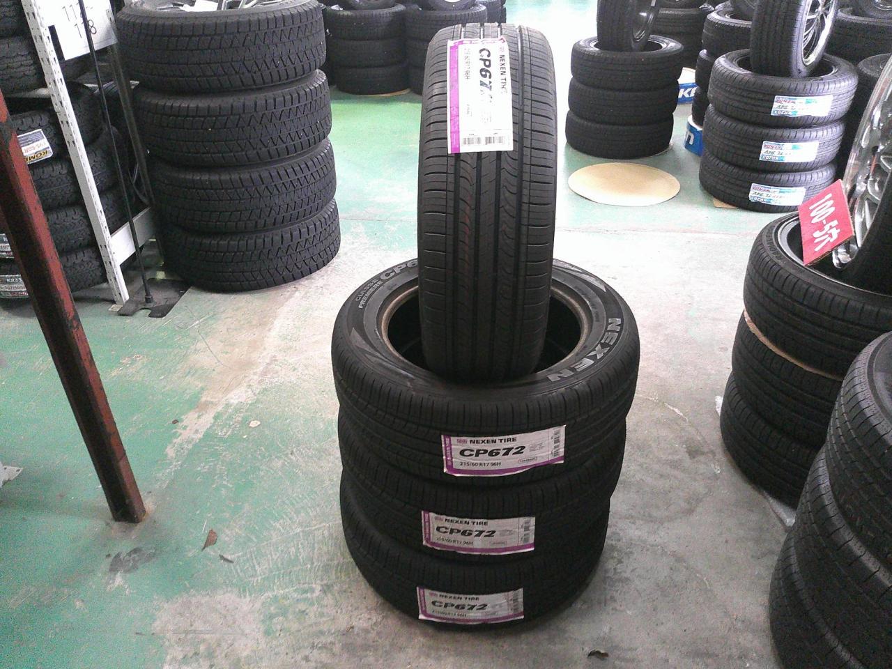 【NEXEN/ROADSTONE】CP672 | カー用品 タイヤ 17インチタイヤを通販で購入する | 中古カー＆バイク用品の販売ならアップガレージ