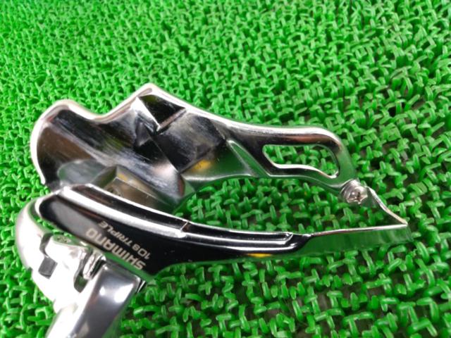 SHIMANO FD-R773 3×10S フロントディレイラー バンド止めタイプ Φ31.8mm シルバー | 自転車 ディレイラー ...