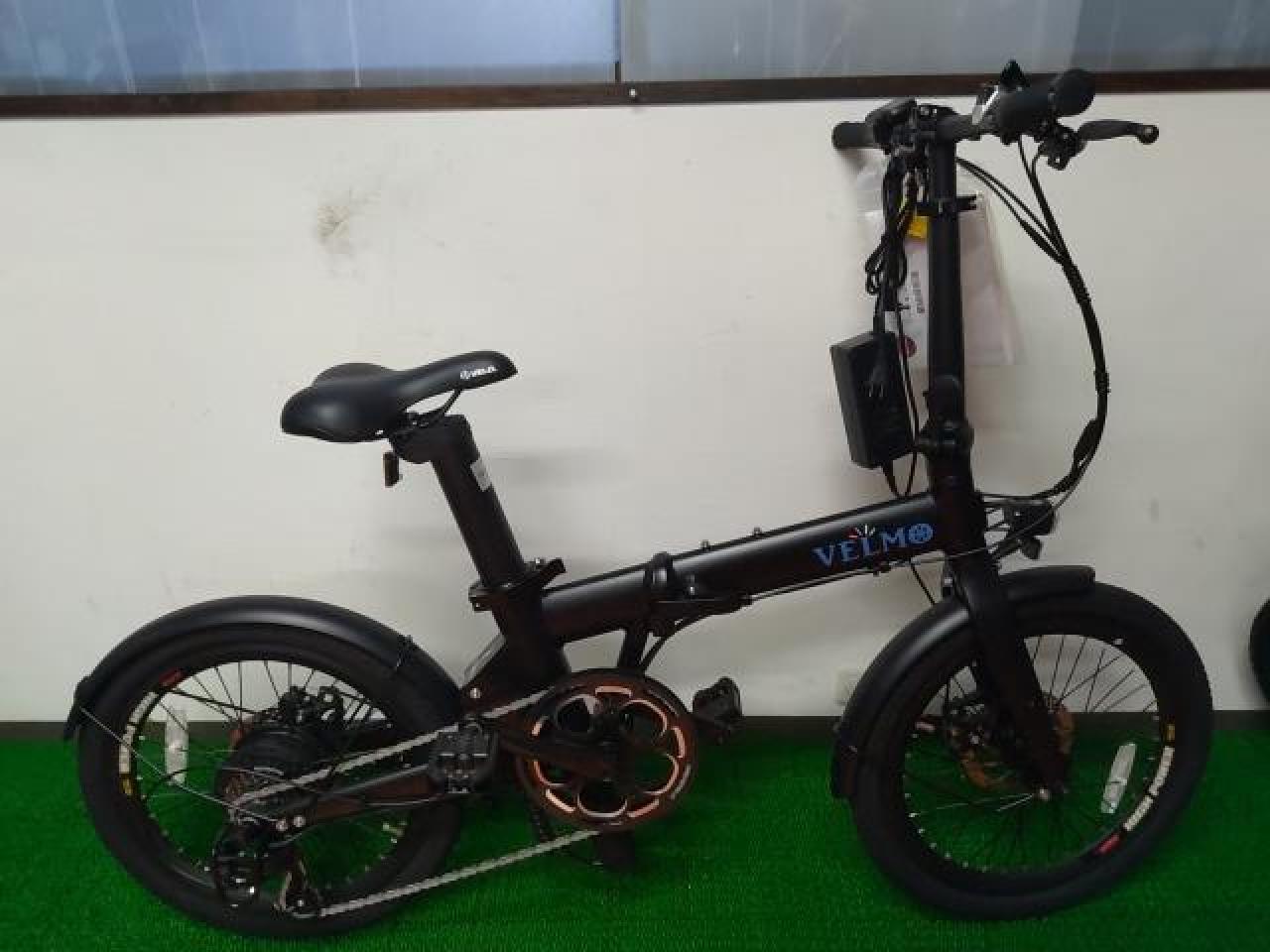 VELMO Q2 20インチ外装7段変速電動アシスト折りたたみ自転車 ブラック | 自転車 シティ 折りたたみ自転車を通販で購入する | 中古カー＆バイク用品の販売ならアップガレージ