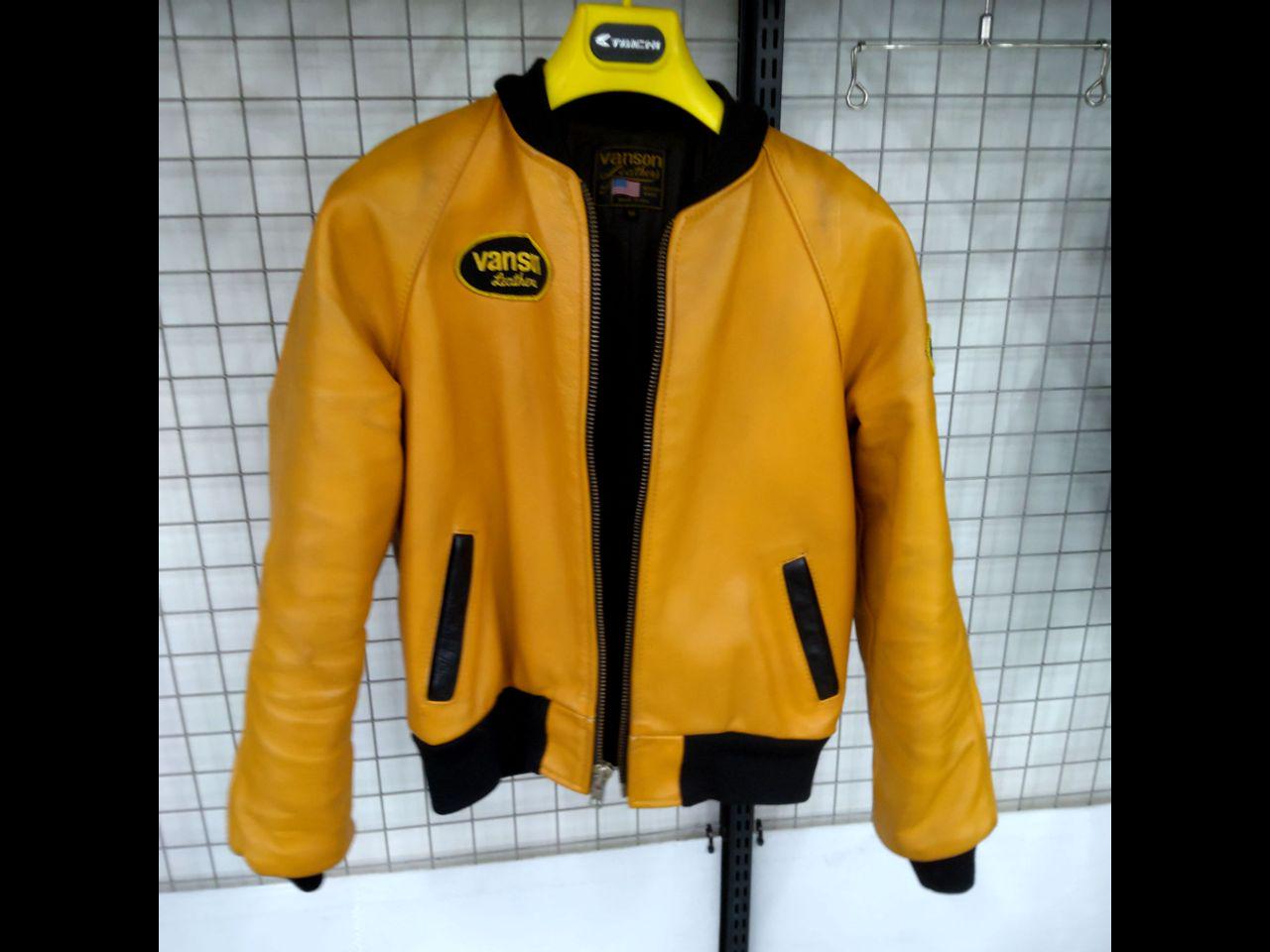 VANSON TJV レザースタジアムジャケット サイズ:38 | バイク用品 ウエア レザージャケット(二輪)を通販で購入する | 中古カー＆バイク用品の販売ならアップガレージ