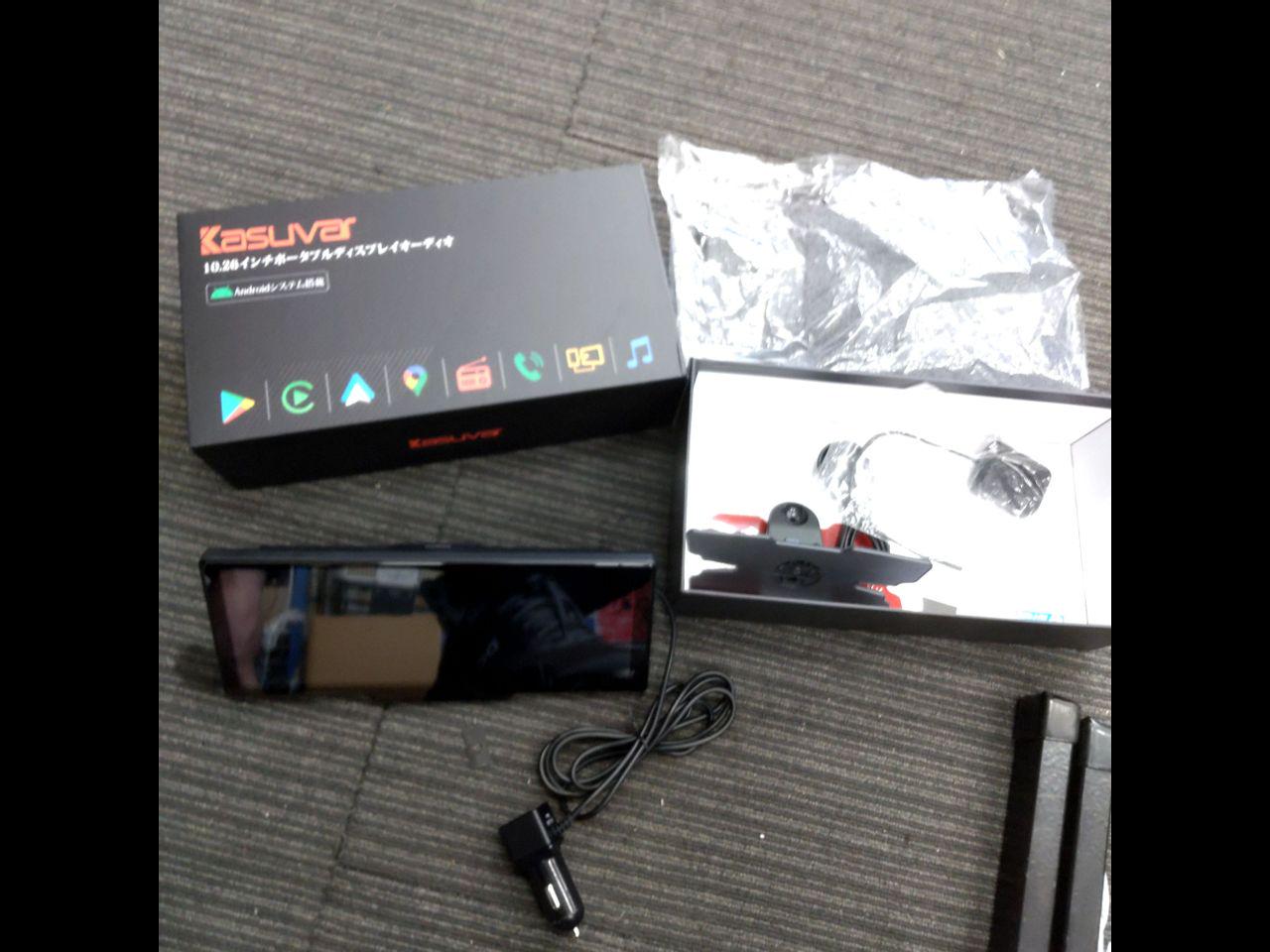 KASUVAR KAR10W 10.26インチ ポータブルディスプレイオーディオ | カー用品 オンダッシュモニター オンダッシュモニター（非地デジ）を通販で購入する | 中古カー＆バイク用品 ...