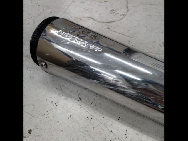 SuperTrapp 4インチメガホンマフラー エイプ50(-’07) | バイク用品 マフラー フルエキゾースト(二輪)を通販で購入する | 中古カー＆バイク用品の販売ならアップガレージ