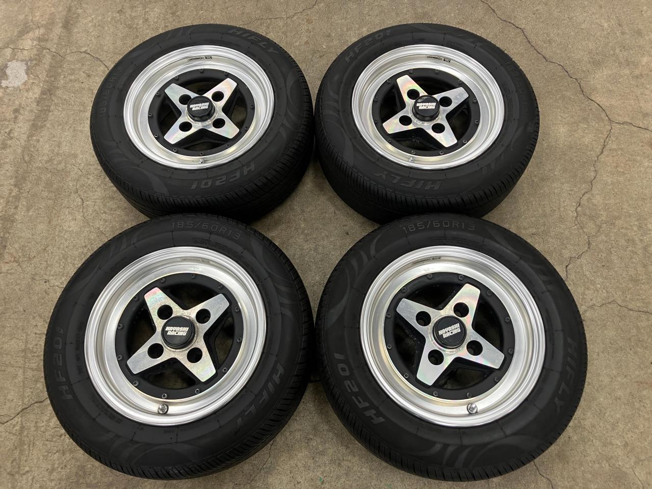 HAYASHI RACING COMMAND + HIFLY FH201 | カー用品 タイヤホイールセット 13インチタイヤホイールセットを通販で購入する | 中古カー＆バイク用品の販売なら ...