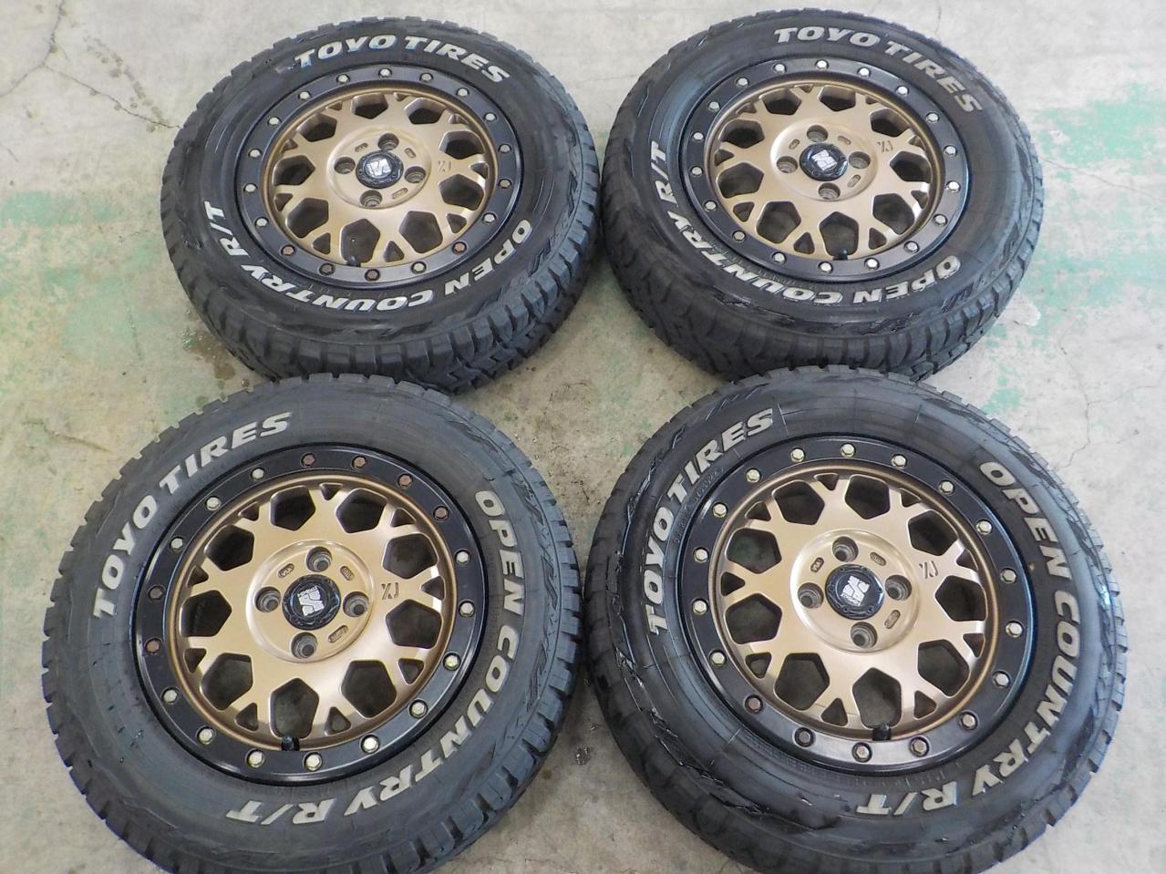 MLJ XTREME-J XJ04 + TOYO OPEN COUNTRY R/T | カー用品 タイヤホイールセット 14インチタイヤホイールセットを通販で購入する | 中古カー＆バイク用品 ...
