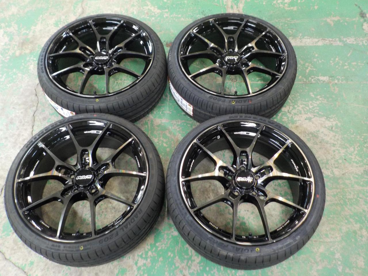 RAYS(レイズ) VOLK RACING(ボルク レーシング) G025 LTD + MINERVA F205 | カー用品 タイヤホイールセット 18インチタイヤホイールセットを通販で購入 ...