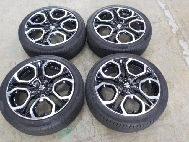 SUZUKI ホイール スイフトスポーツ ZC33S + Continental(コンチネンタル) Continental ContiSport Contact5 195/45R17 4本 ...