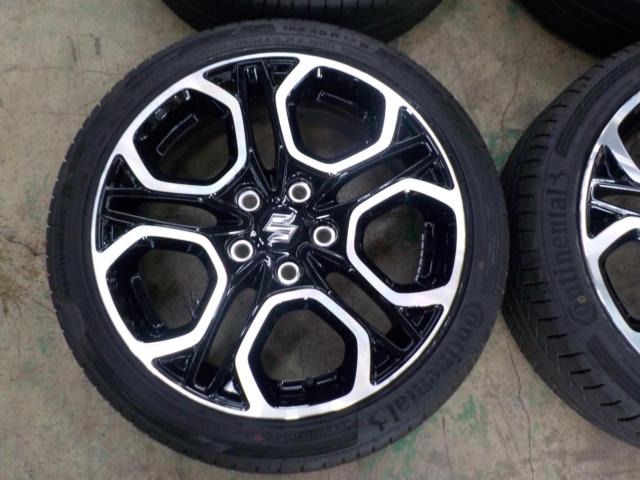 SUZUKI ホイール スイフトスポーツ ZC33S + Continental(コンチネンタル) Continental ContiSport Contact5 195/45R17 4本 ...