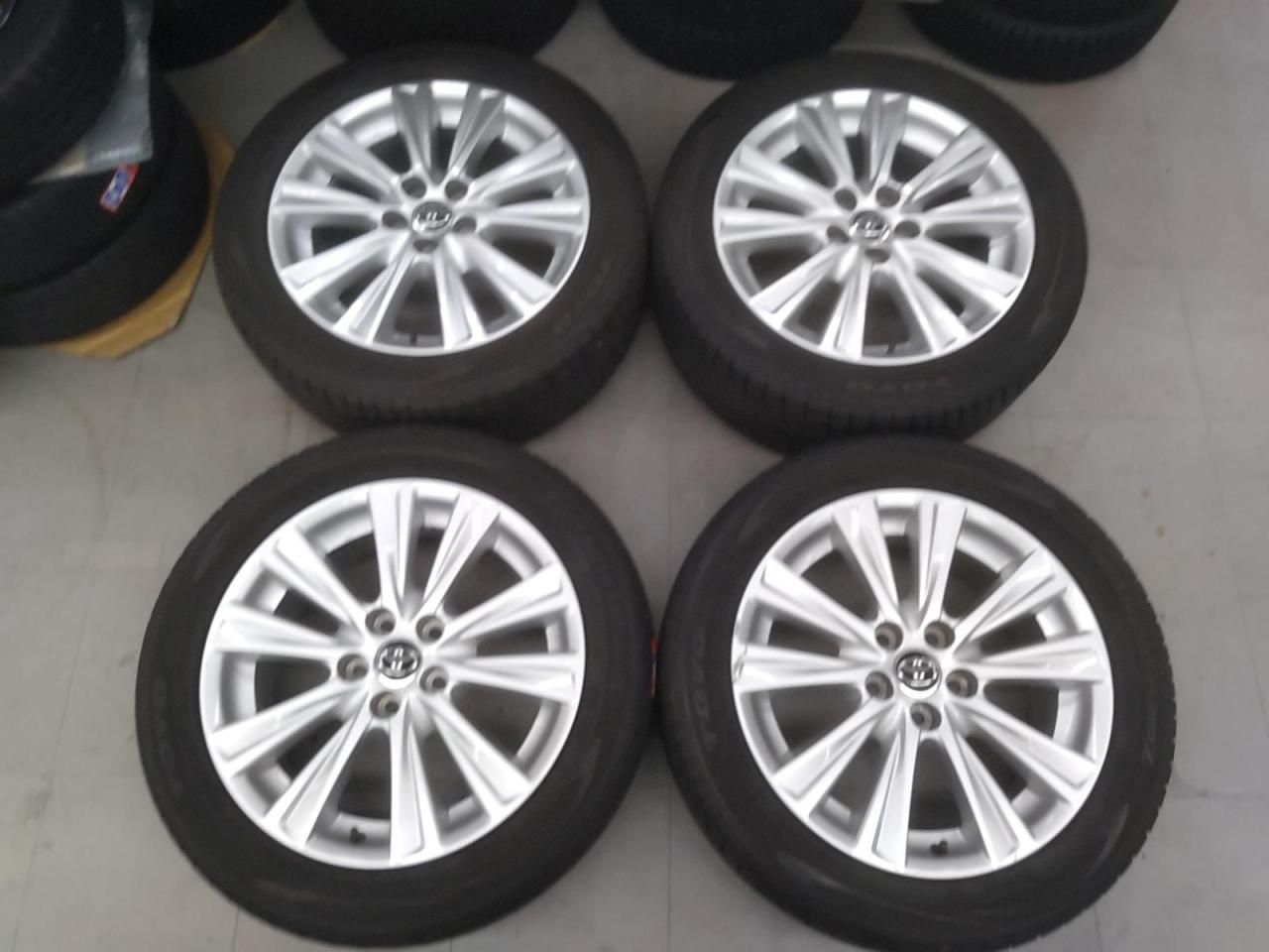 TOYOTA アルファード・ヴェルファイア純正ホイール + TOYO TRANPATH mpZ | カー用品 タイヤホイールセット 18インチタイヤホイールセットを通販で購入する | 中古カー ...