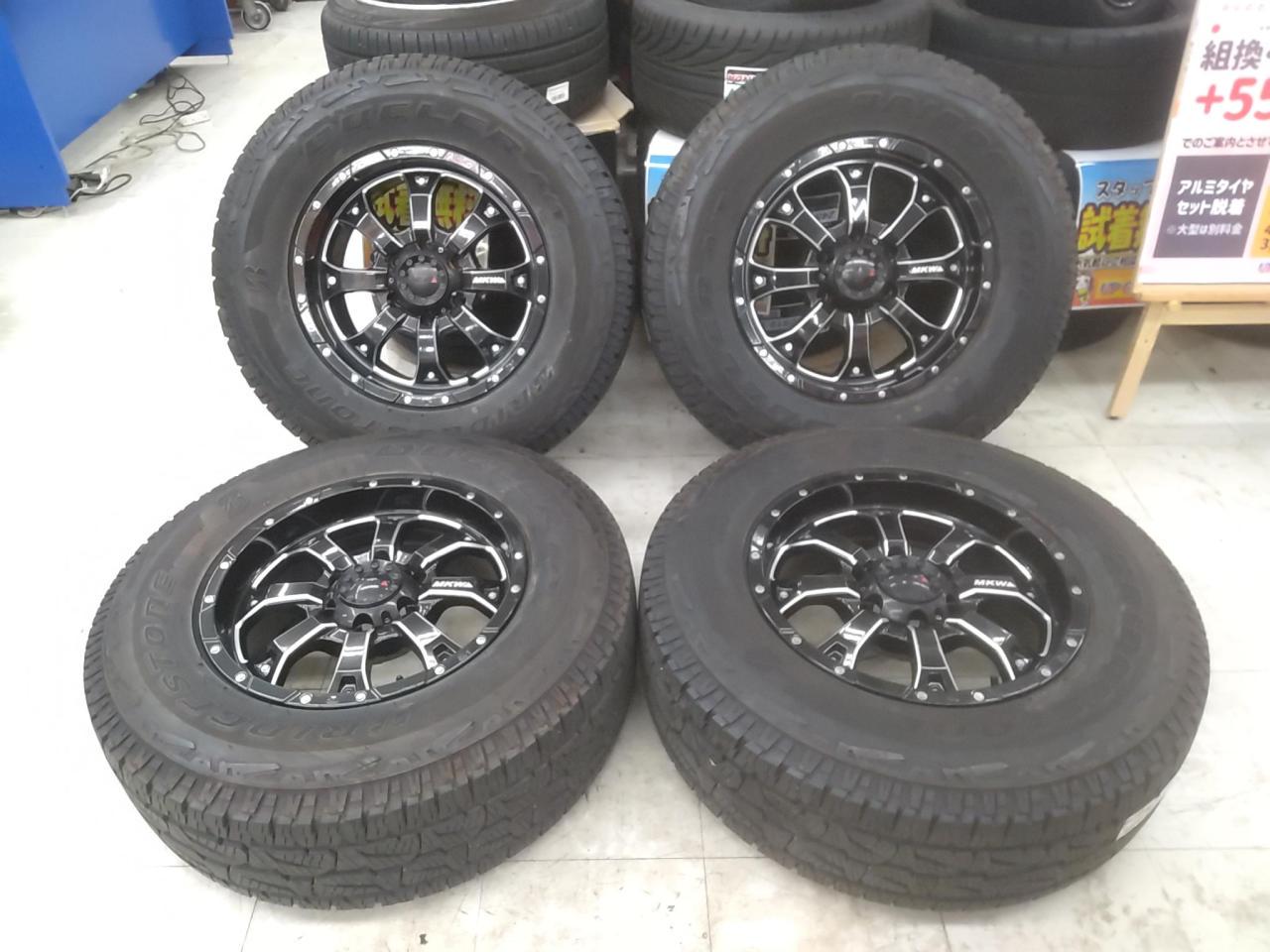 TRISTAR INTERNATIONAL MKW MK-46 M/L+ + BRIDGESTONE DULER A/T | カー用品 タイヤホイールセット 17インチタイヤホイールセットを ...