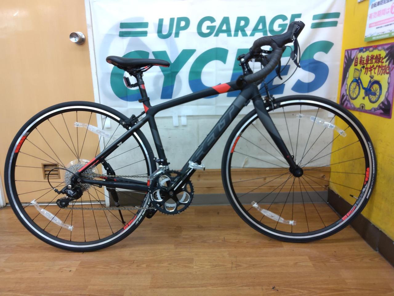 1大特価 FELT ZW95 2016年 700x25c 2x9s アルミフレームロードバイク ブラック | ロードバイクを通販で購入する | 中古自転車・自転車パーツを購入するならアップガレージ