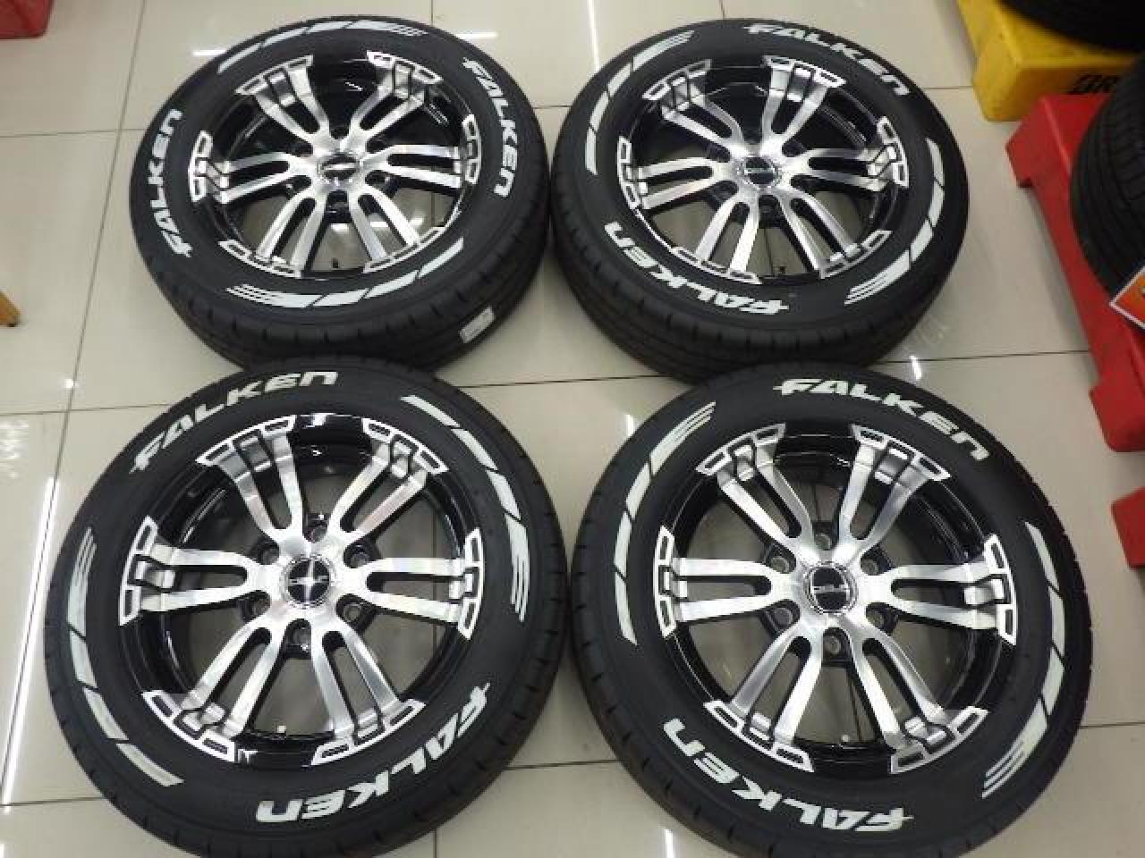 FLEX DELF DF-02 + FALKEN W11 | カー用品 タイヤホイールセット 17インチタイヤホイールセットを通販で購入する | 中古カー＆バイク用品の販売ならアップガレージ