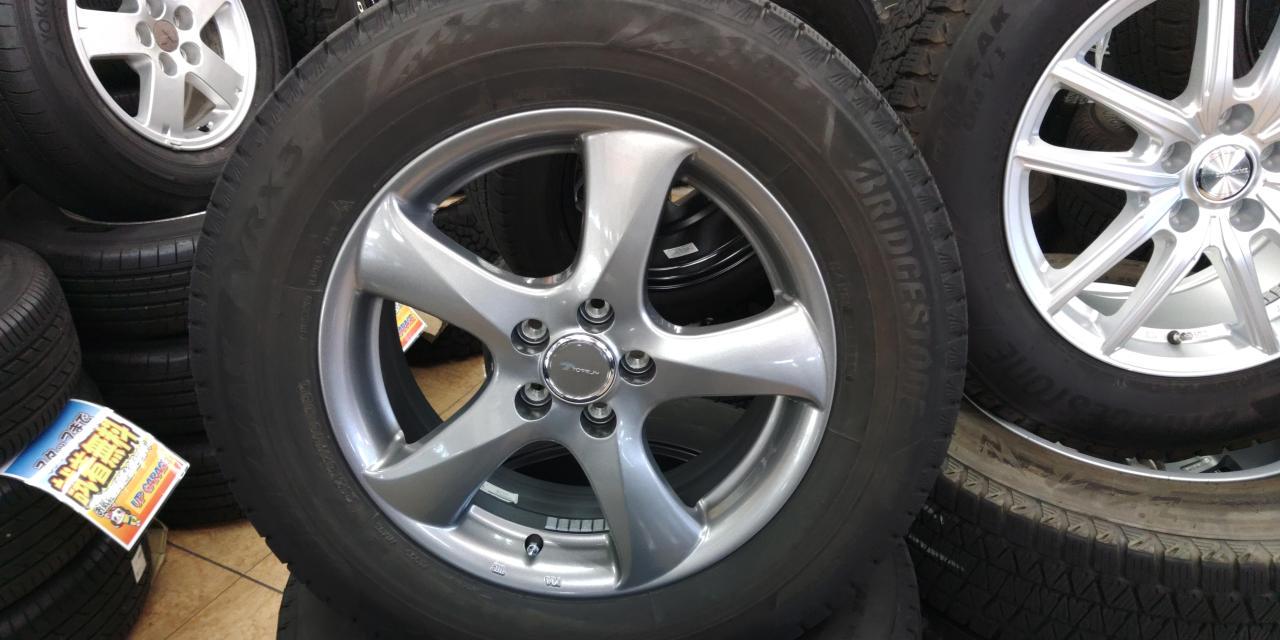 BRIDGESTONE TOPRUN+BRIDGESTONE BLIZZAK VRX3 | カー用品 スタッドレスタイヤホイールセット 16インチスタッドレスタイヤホイールセットを通販で購入 ...