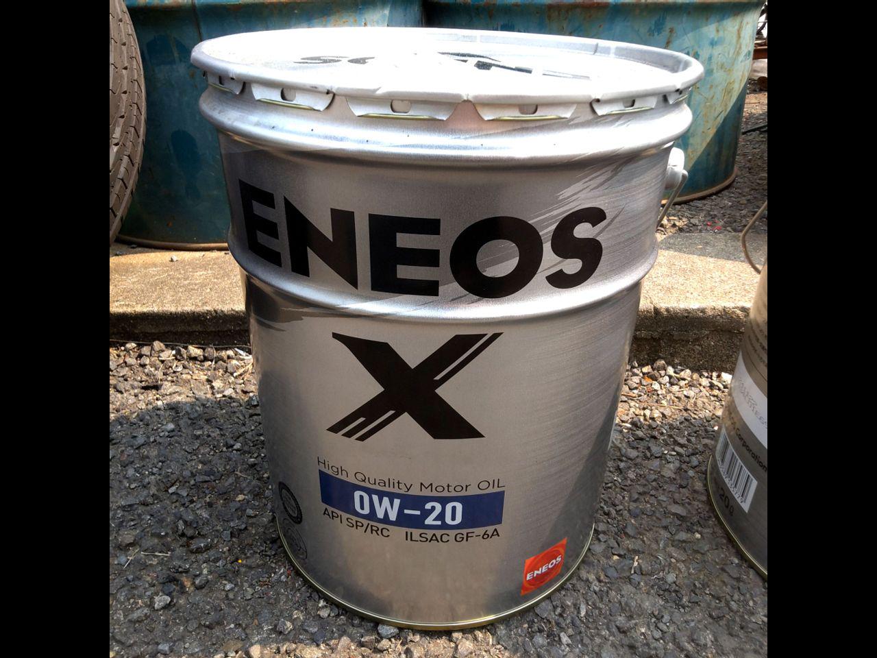 ENEOS X 0W-20 20L | カー用品 ケミカル用品 オイル(各種)を通販で購入する | 中古カー＆バイク用品の販売ならアップガレージ