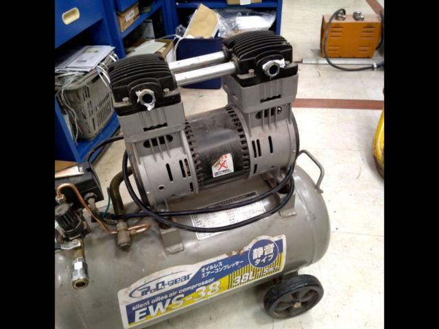 シンセイ 静音オイルレスコンプレッサー 38L EWS-38 | 総合リユース エアーツール コンプレッサーを通販で購入する | 中古カー＆バイク用品の販売ならアップガレージ