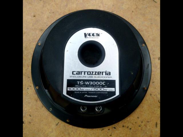 ワケアリ carrozzeria(カロッテリア) TS-W3000C SVCサブウーファー | カー用品 スピーカー サブウーハースピーカーを通販で購入する | 中古カー＆バイク用品の販売なら ...