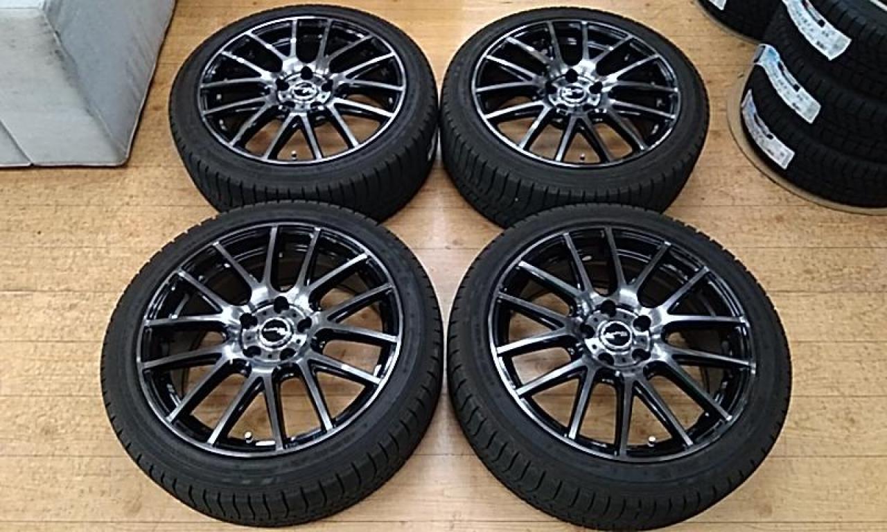 DUNLOP Lofida XM27 + DUNLOP WINTER MAXX 03 | カー用品 スタッドレスタイヤホイールセット 18 ...