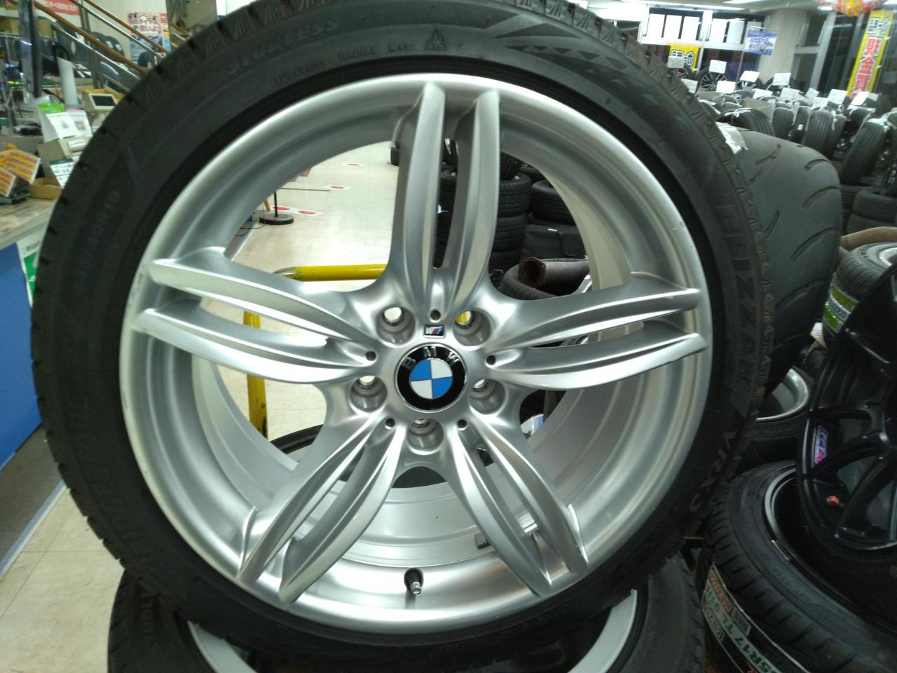 ※ラック裏 BMW 6シリーズ 640i F06 グランクーペ Mスポーツ 純正ホイール + BRIDGESTONE BLIZZAK VRX3 | カー用品 スタッドレスタイヤホイールセット ...