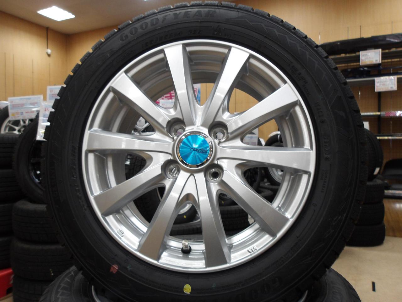 weds ravrion RSO1 + GOODYEAR ICE NAVI8 | 新古品 | アップガレージ 栃木大田原店 | カー用品 スタッドレスタイヤホイールセット 14インチ ...