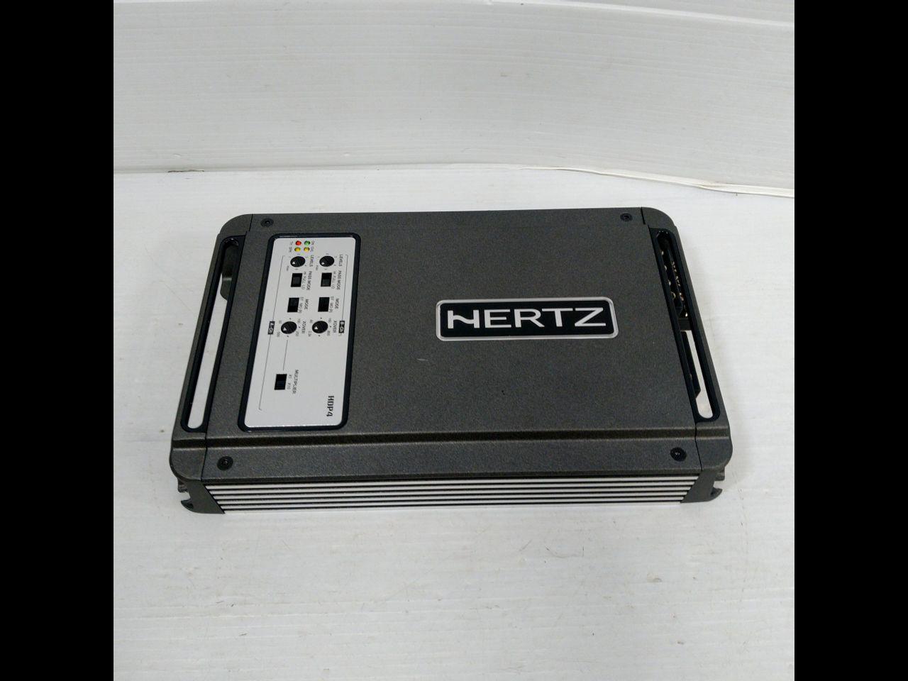 HERTZ HDP4 4chパワーアンプ | カー用品 アンプを通販で購入する | 中古カー＆バイク用品の販売ならアップガレージ