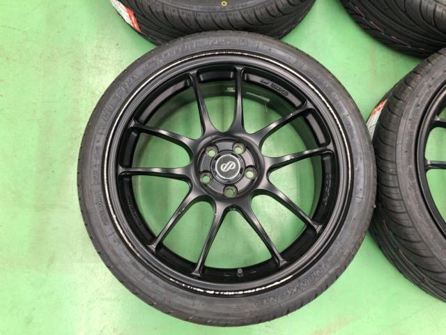 ENKEI PerformanceLine PF01 マットブラック + NANKANG ULTRA SPORTS NS-Ⅱ | カー用品 タイヤホイールセット 18インチタイヤホイールセット ...