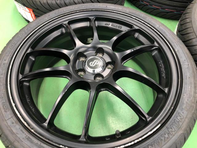 ENKEI PerformanceLine PF01 マットブラック + NANKANG ULTRA SPORTS NS-Ⅱ | カー用品 タイヤホイールセット 18インチタイヤホイールセット ...