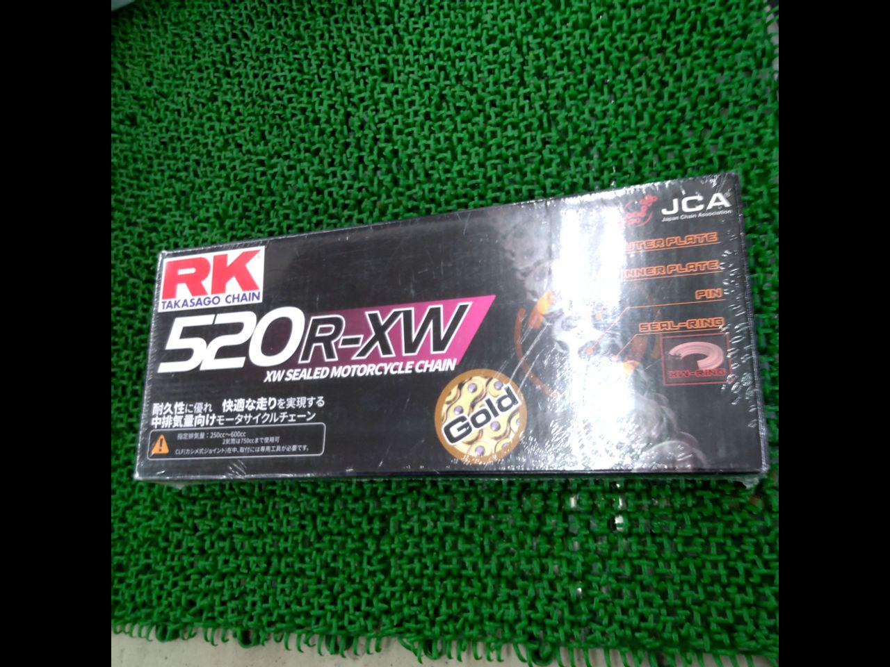 【RK】520R-XW 120L GOLD 未使用 | バイク用品 駆動系 チェーンスプロケ(二輪)を通販で購入する | 中古カー＆バイク用品の販売ならアップガレージ