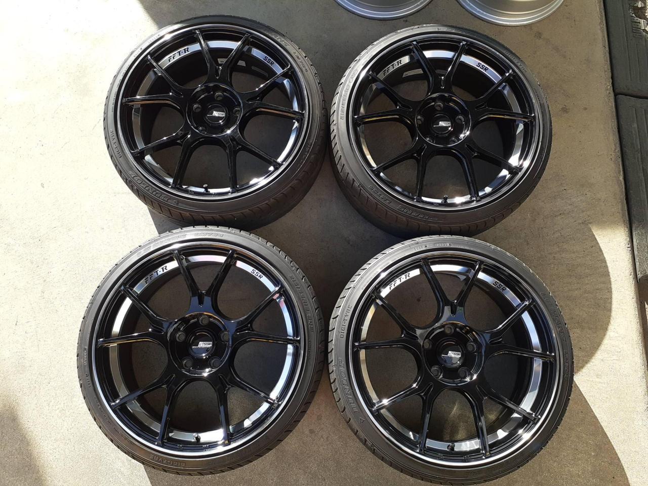 TANABE(タナベ) SSR GT X02 ツイン5本スポーク + DUNLOP(ダンロップ) LE MANS 4 LM704 215/35R18 | カー用品 タイヤホイールセット 18 ...