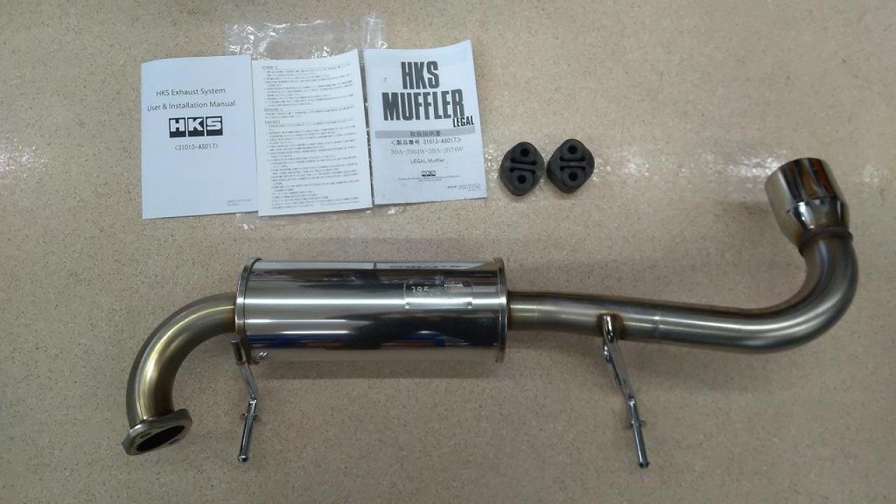 【HKS】LEGAL MUFFLER ジムニー･シエラ JB64/74用 | カー用品 吸気・排気系 マフラーを通販で購入する | 中古カー＆バイク用品の販売ならアップガレージ