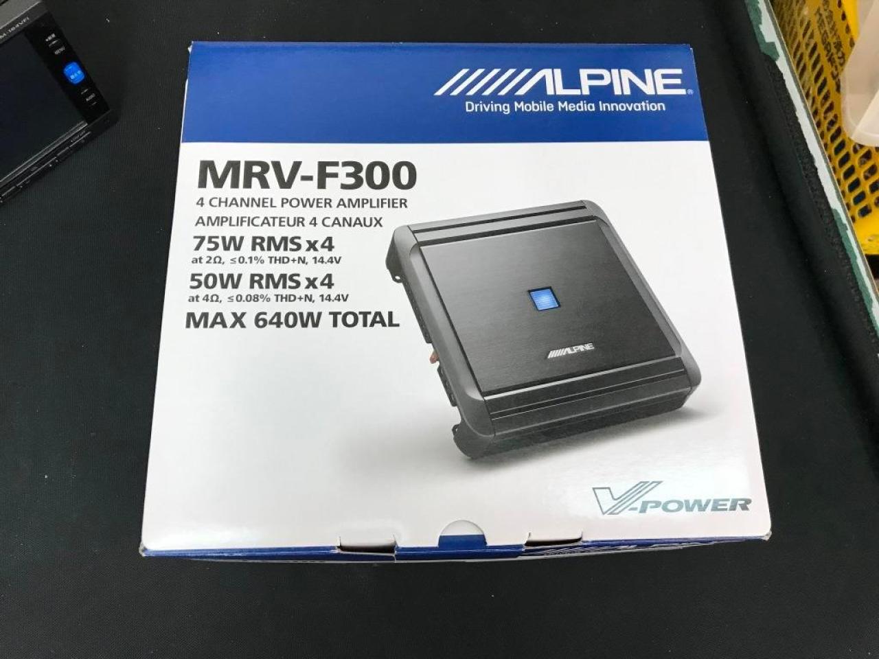 ALPINE MRV-F300 | カー用品 アンプを通販で購入する | 中古カー＆バイク用品の販売ならアップガレージ
