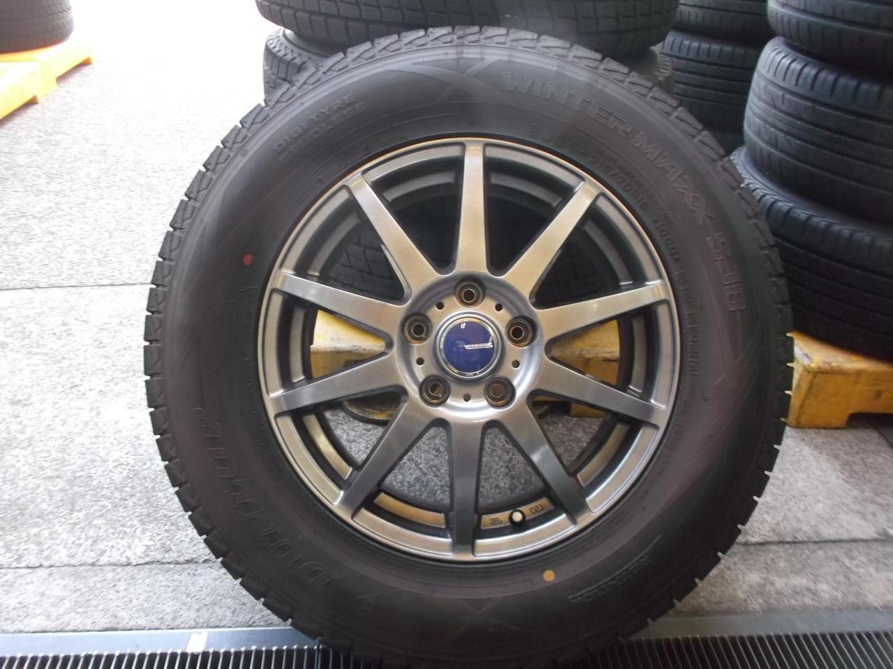 WINNERS ウイナーズ CF-01 + DUNLOP(ダンロップ) WINTER MAXX SJ8 + | 中古品 | アップガレージ 小牧南インター店 | カー用品 スタッドレスタイヤ ...