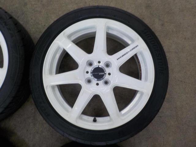 WORK(ワーク) EMOTION(エモーション) T7R + BRIDGESTONE(ブリヂストン) POTENZA RE004 | カー用品 タイヤホイールセット 15インチタイヤホイール ...