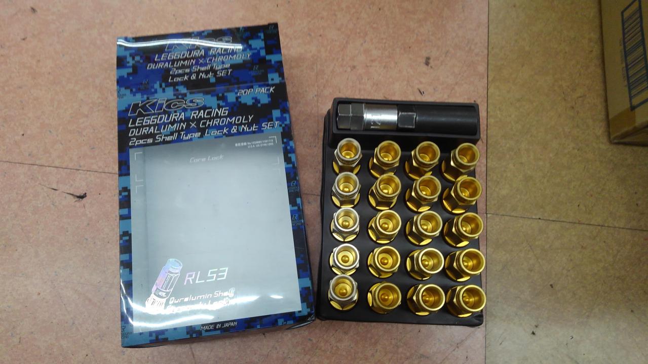 KICS LEGGDURA RACING ジュラルミン×クロモリ 2ピースシェルナット RL53 | カー用品 タイヤホイール関連 取付ナット ...