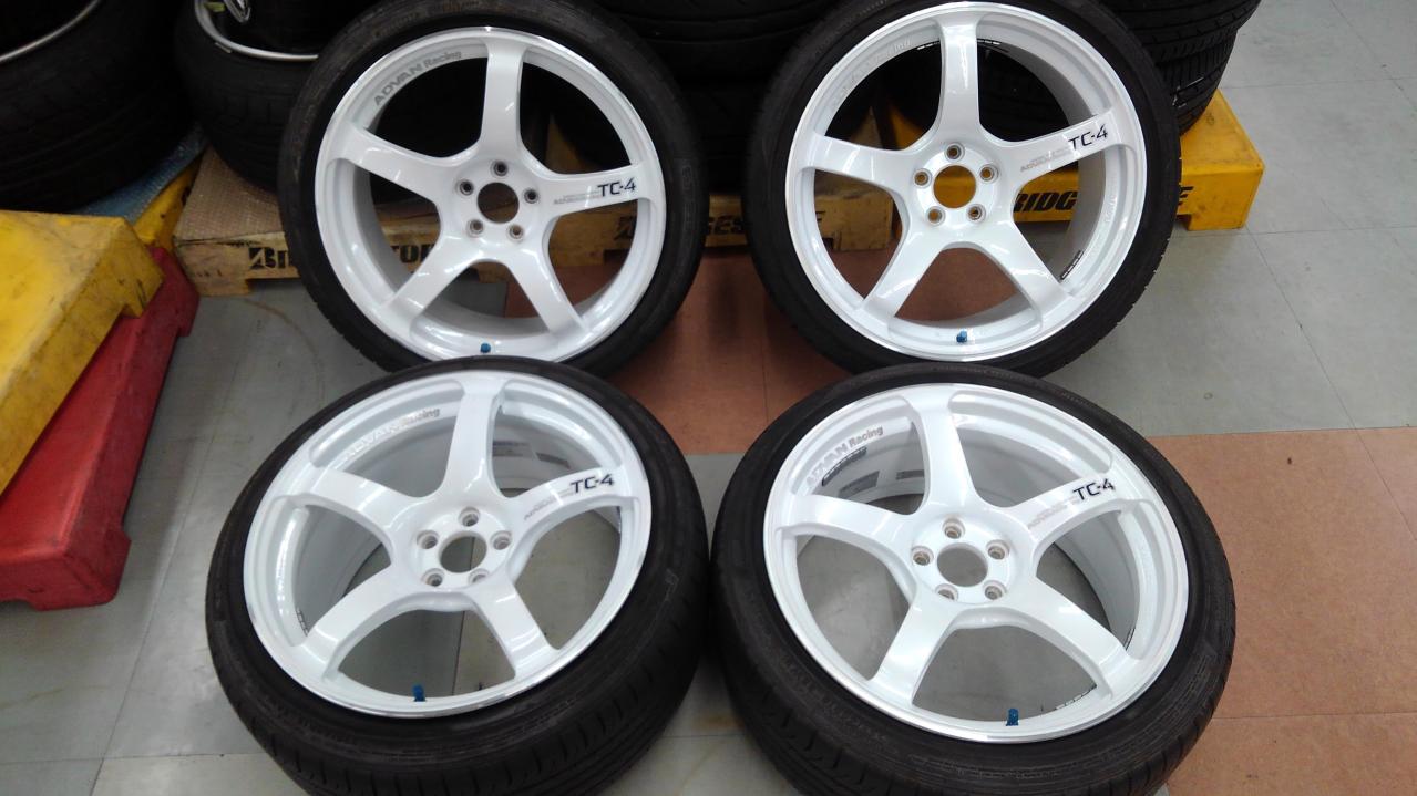 YOKOHAMA(ヨコハマ) ADVAN Racing(アドバンレーシング) TC-4 + DUNLOP(ダンロップ) SP SPORT ...