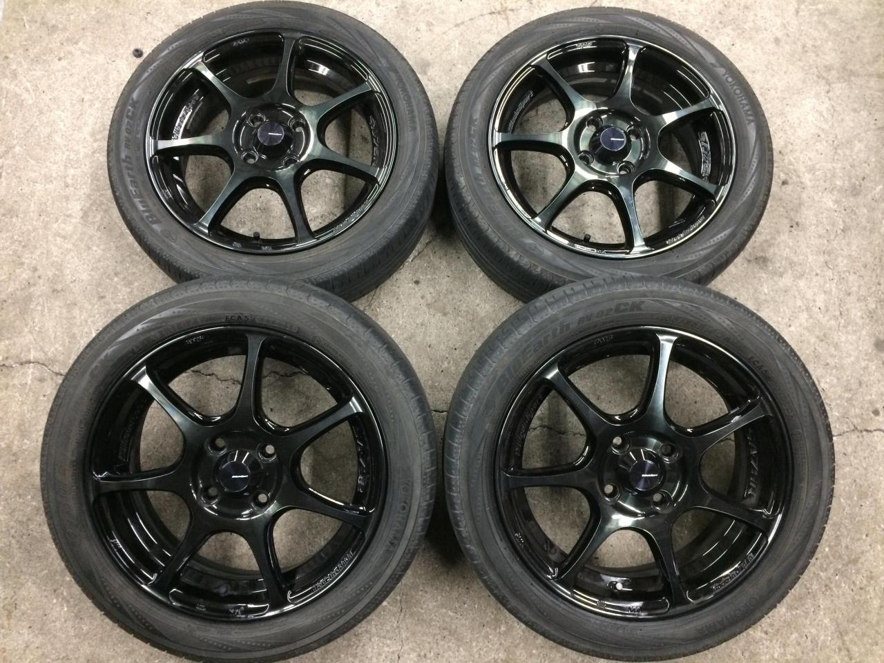 weds(ウェッズ) Weds Sport SA-75R + YOKOHAMA(ヨコハマ) BluEarth RV-02 CK | カー用品 タイヤホイールセット 15インチタイヤホイール ...