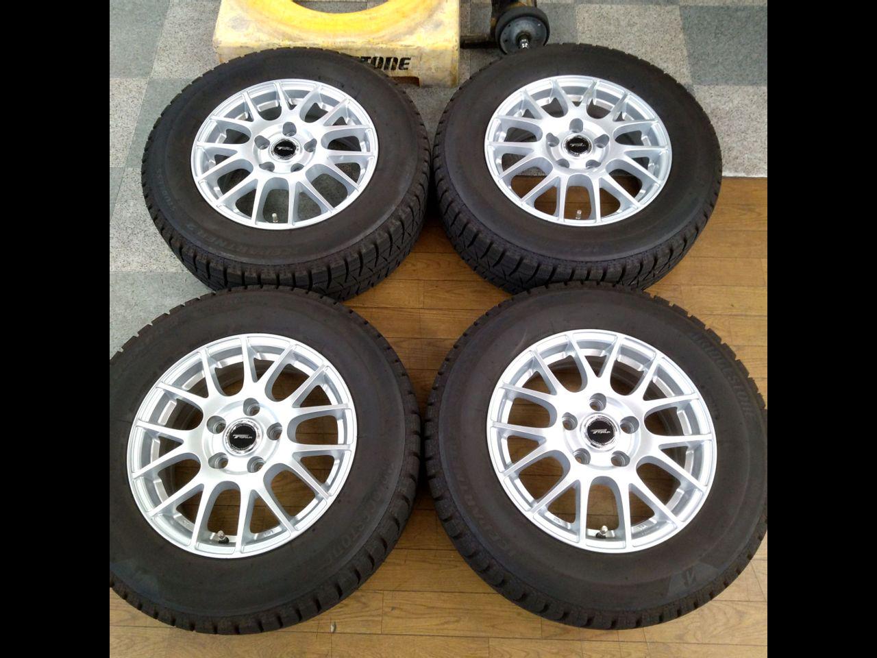 BRIDGESTONE TOPRUN M7+BRIDGESTONE ICEPARTNER2 205/65R15 94Q | カー用品 スタッドレスタイヤホイールセット 15インチスタッドレス ...